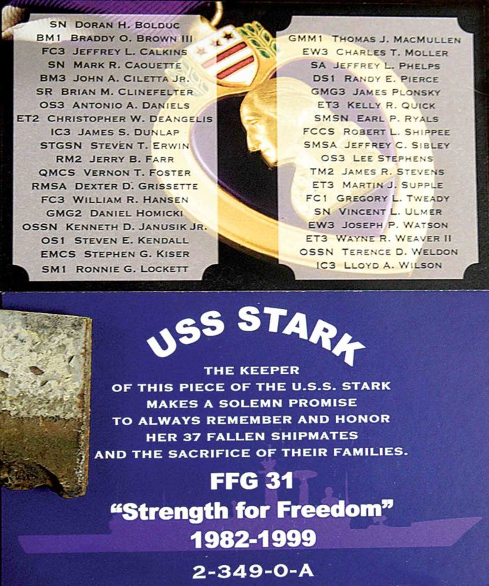 Ceremony honors those lost during attack on USS Stark | News, Sports ...